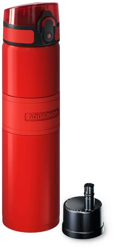 AQUAPHOR Filter Bottle City Cool - Red 500ml - Aquaphor